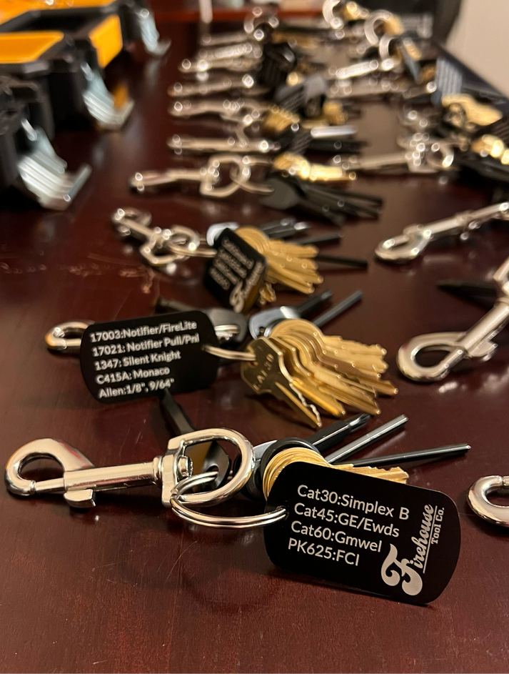 Fire Alarm Key Set with Extras – Firehouse Tool Co